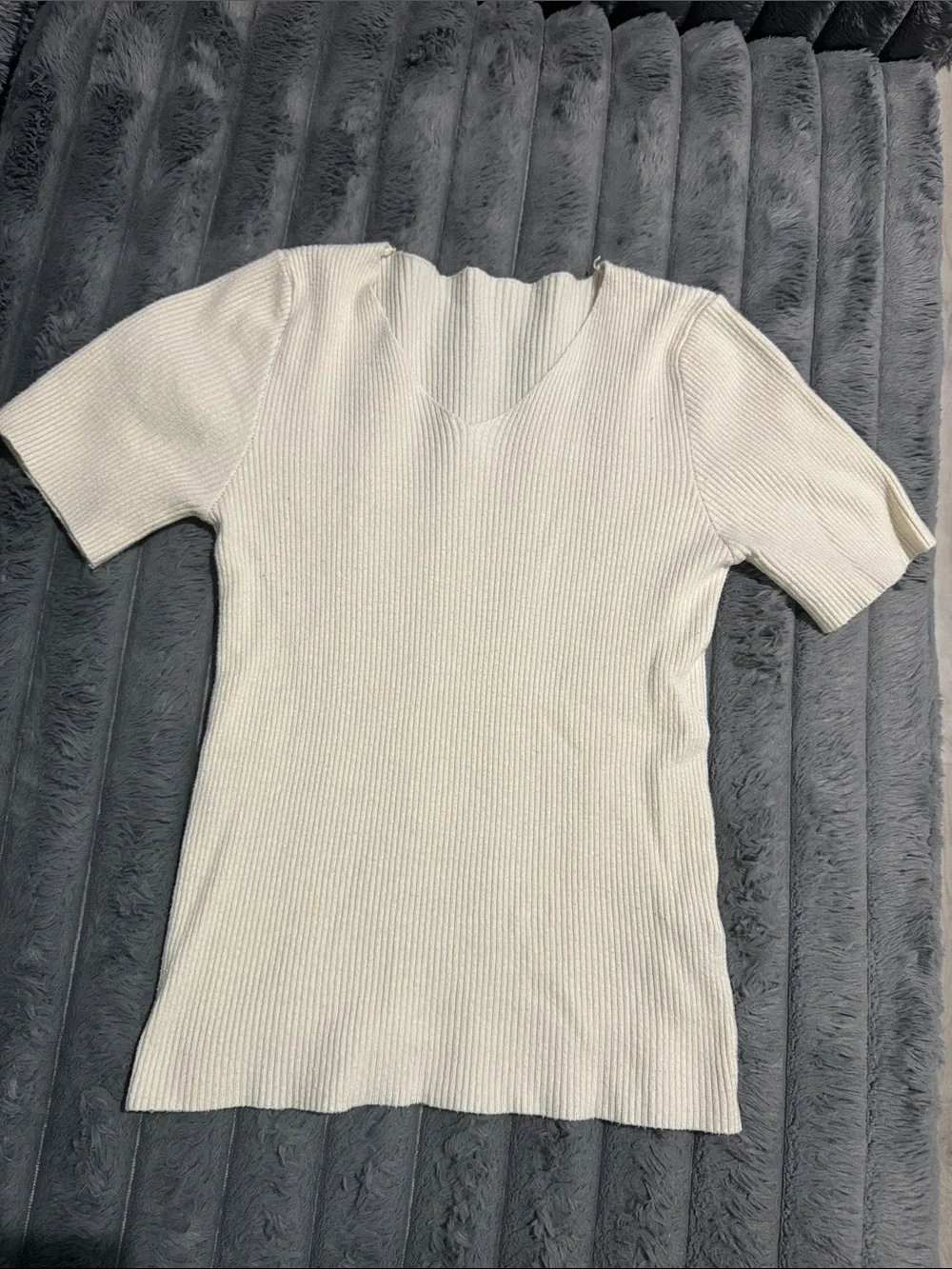 Dazy | Skirts | Womens Cream Ribbed Shortsleeve Skirt | Poshmark